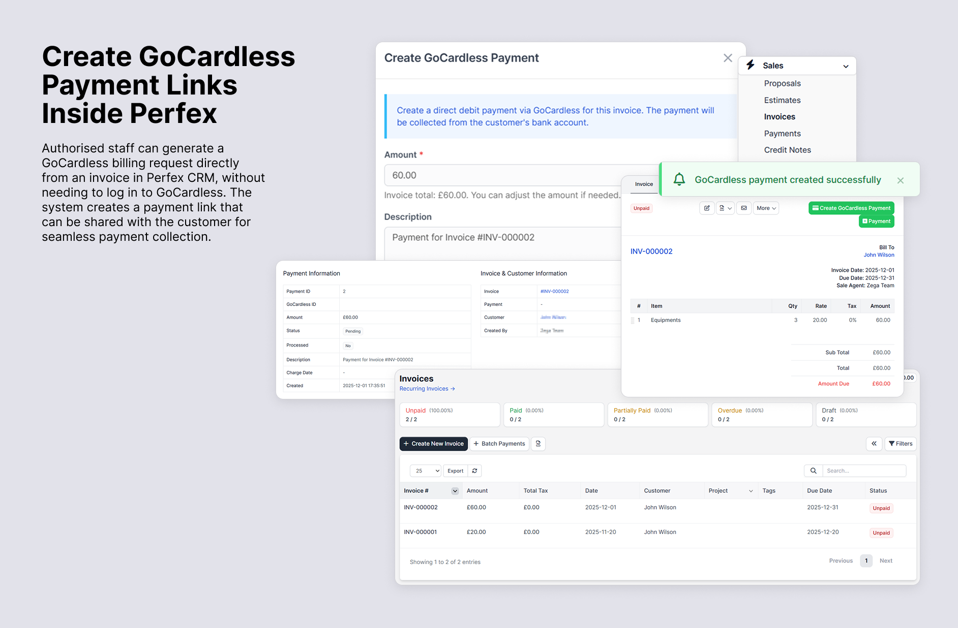 GoCardless Workflow Integration Module for Perfex CRM by zegapps | CodeCanyon